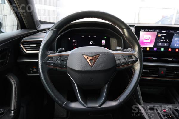 Black Cupra Formentor 2022 in Riga, with an engine capacity of 1.50 L and mileage of 87 thousand km for 22490 €, photo 11 on AUTOMOTO.COM.LV