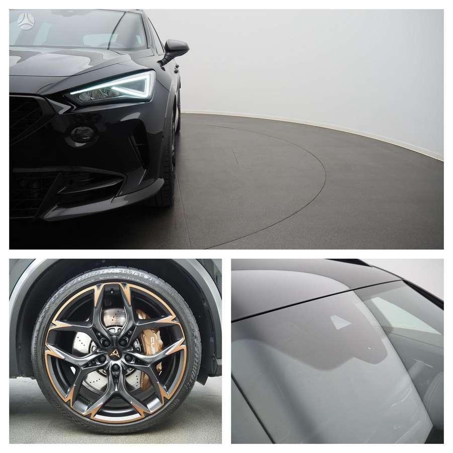 Black Cupra Formentor 2022 in Vilnius, with an engine capacity of 2.48 L and mileage of 108 thousand km for 33900 €, photo 8 on AUTOMOTO.COM.LV