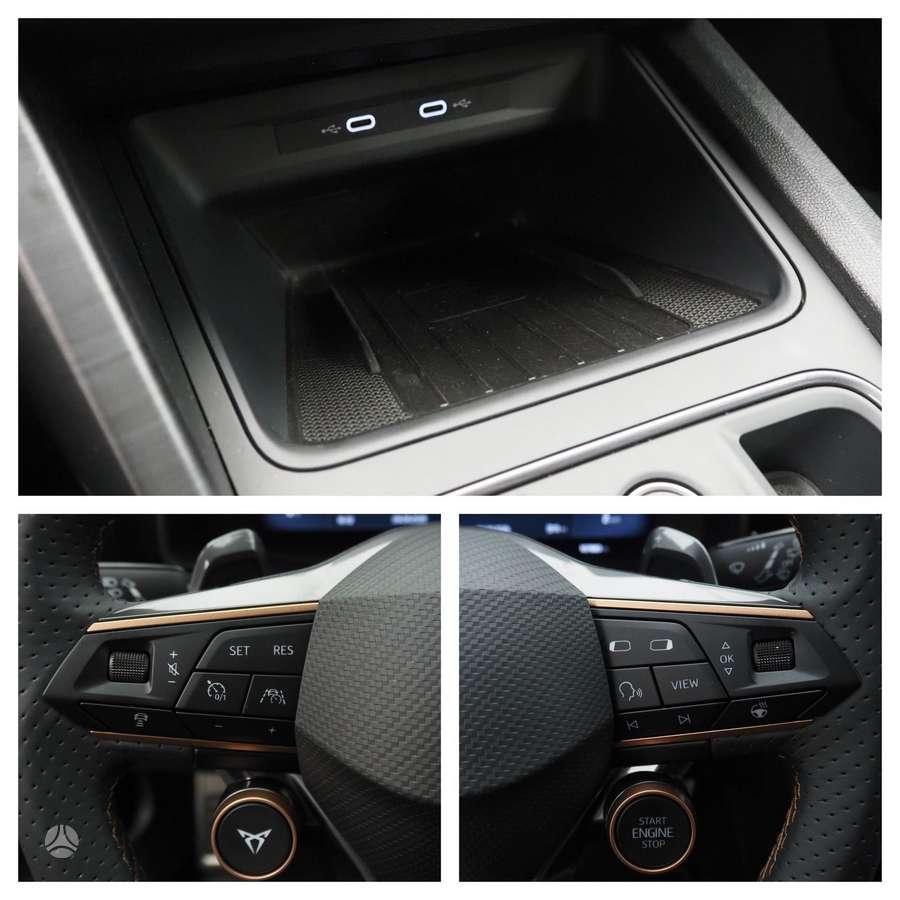 Black Cupra Formentor 2022 in Vilnius, with an engine capacity of 2.48 L and mileage of 108 thousand km for 33900 €, photo 14 on AUTOMOTO.COM.LV
