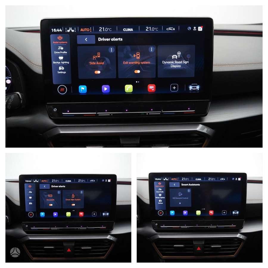 Black Cupra Formentor 2022 in Vilnius, with an engine capacity of 2.48 L and mileage of 108 thousand km for 33900 €, photo 20 on AUTOMOTO.COM.LV