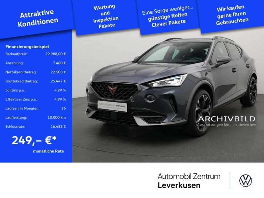 Melns Cupra Formentor 2023 Kauņa, ar dzinēja tilpumu 1.40 L un nobraukumu 48 tūkst. km par 32688 €, foto 1 vietnē AUTOMOTO.COM.LV