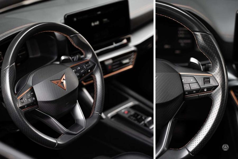 Черный Cupra Formentor 2023 в Вильнюс, объемом двигателя 1.40 л и пробегом 63 тыс. км за 23490 €, фото 16 на AUTOMOTO.COM.LV