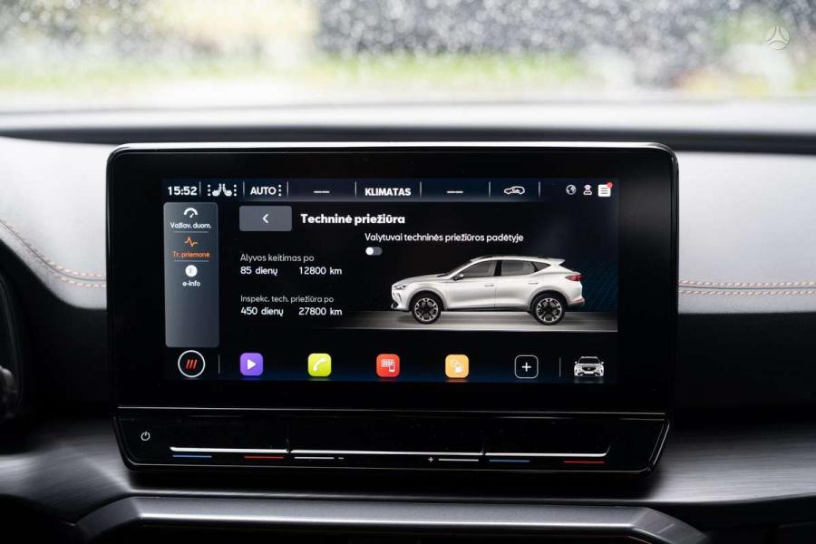 Черный Cupra Formentor 2023 в Вильнюс, объемом двигателя 1.40 л и пробегом 63 тыс. км за 23490 €, фото 29 на AUTOMOTO.COM.LV