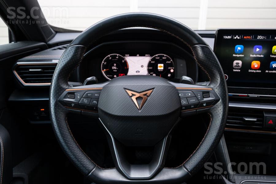 Черный Cupra Formentor 2023 в Елгава, объемом двигателя 2.00 л и пробегом 85 тыс. км за 25900 €, фото 19 на AUTOMOTO.COM.LV