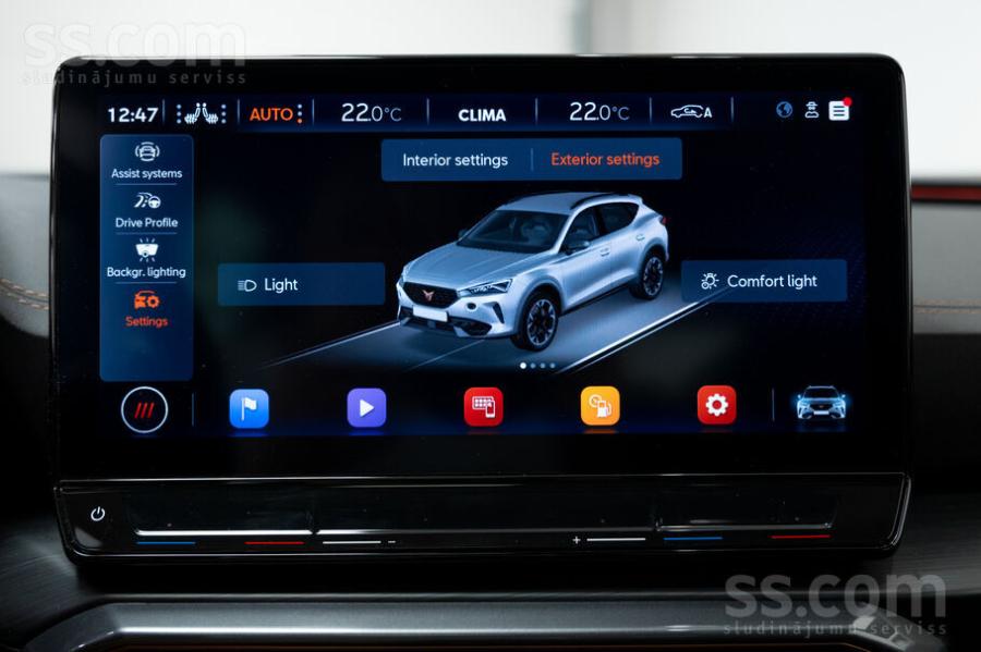 Melns Cupra Formentor 2023 Rīga, ar dzinēja tilpumu 2.00 L un nobraukumu 54 tūkst. km par 27500 €, foto 32 vietnē AUTOMOTO.COM.LV