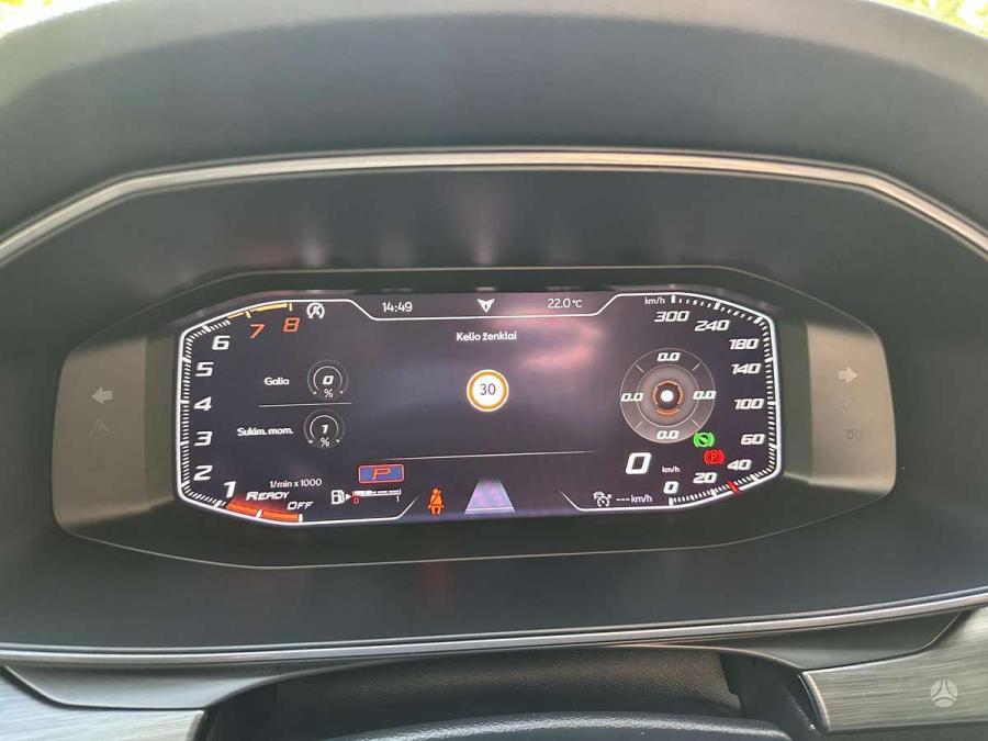 Melns Cupra Formentor 2023 Viļņa, ar dzinēja tilpumu 1.98 L un nobraukumu 27 tūkst. km par 23900 €, foto 19 vietnē AUTOMOTO.COM.LV