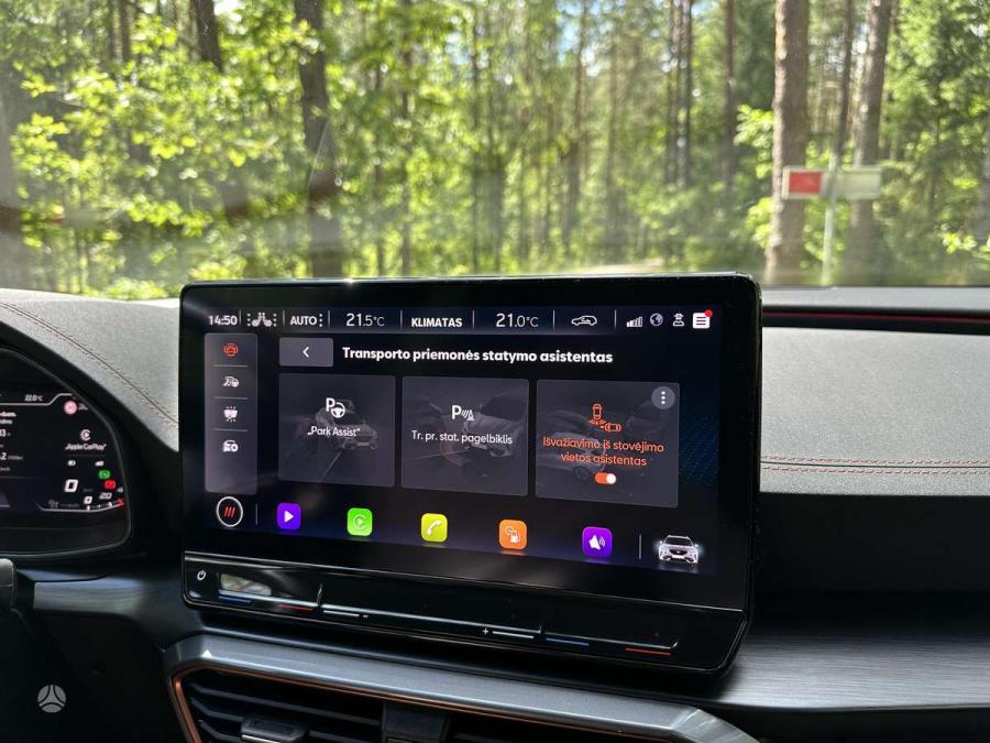 Melns Cupra Formentor 2023 Viļņa, ar dzinēja tilpumu 1.98 L un nobraukumu 27 tūkst. km par 23900 €, foto 23 vietnē AUTOMOTO.COM.LV