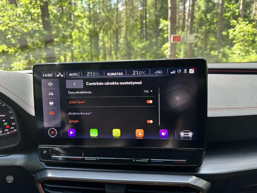 Melns Cupra Formentor 2023 Viļņa, ar dzinēja tilpumu 1.98 L un nobraukumu 27 tūkst. km par 23900 €, foto 27 vietnē AUTOMOTO.COM.LV