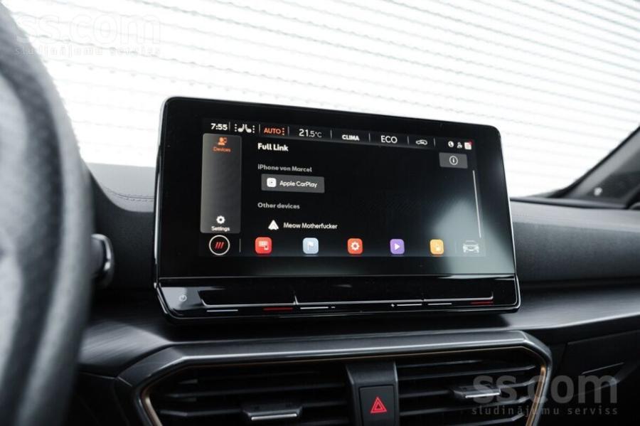 Melns Cupra Formentor 2023 Rīga, ar dzinēja tilpumu 1.40 L un nobraukumu 94 tūkst. km par 24050 €, foto 18 vietnē AUTOMOTO.COM.LV
