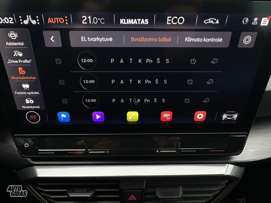 Melns Cupra Formentor 2023 Avižieniai, ar dzinēja tilpumu 1.40 L un nobraukumu 99 tūkst. km par 23950 €, foto 14 vietnē AUTOMOTO.COM.LV
