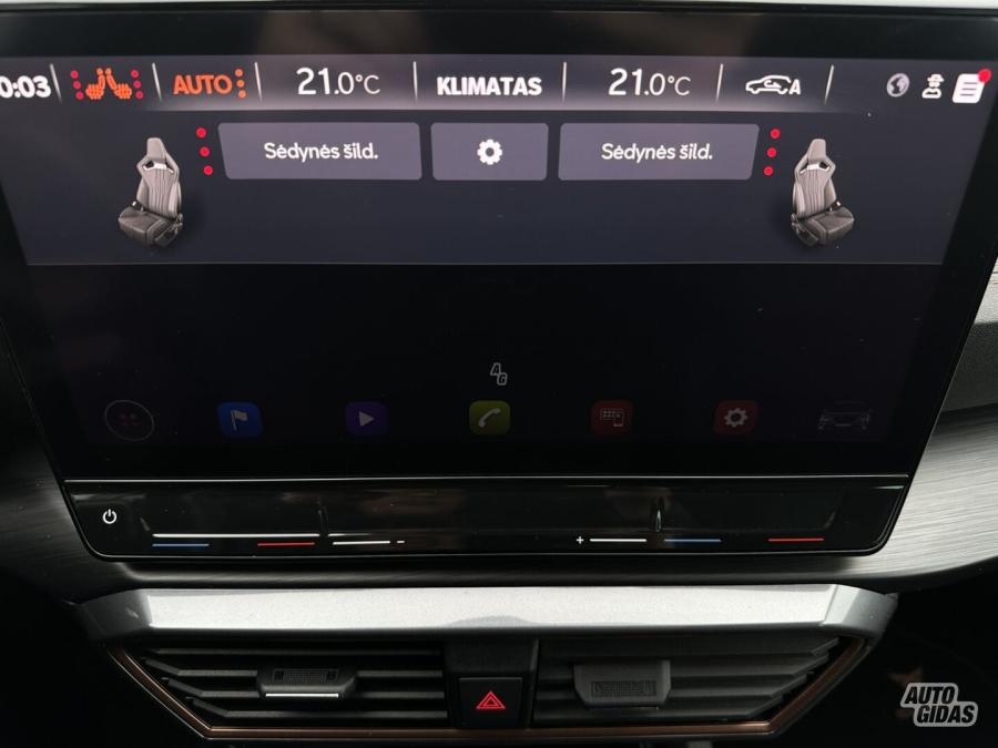 Melns Cupra Formentor 2023 Avižieniai, ar dzinēja tilpumu 1.40 L un nobraukumu 99 tūkst. km par 23950 €, foto 16 vietnē AUTOMOTO.COM.LV