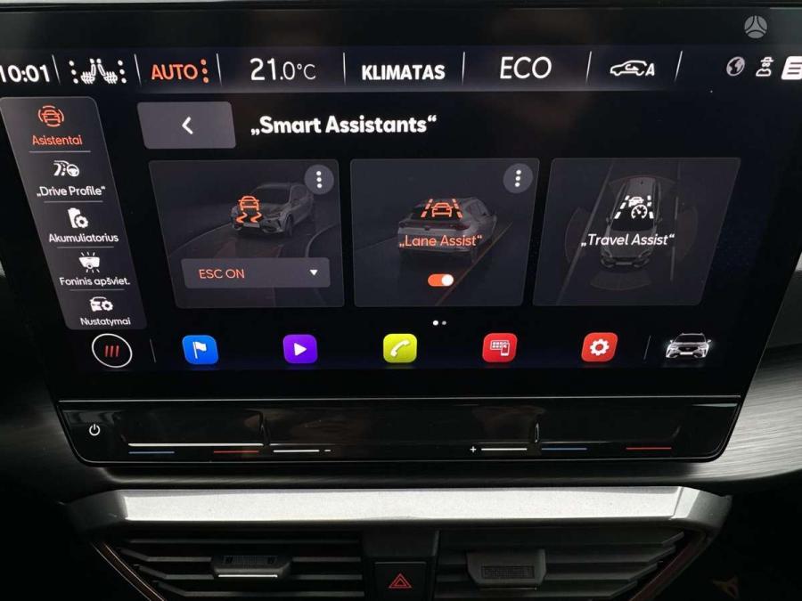 Черный Cupra Formentor 2023 в Вильнюс, объемом двигателя 1.40 л и пробегом 99 тыс. км за 23950 €, фото 12 на AUTOMOTO.COM.LV
