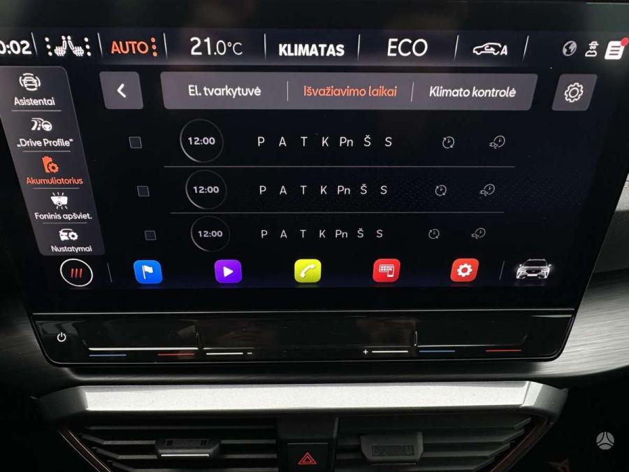 Черный Cupra Formentor 2023 в Вильнюс, объемом двигателя 1.40 л и пробегом 99 тыс. км за 23950 €, фото 14 на AUTOMOTO.COM.LV