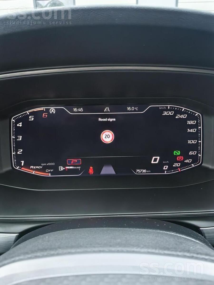 Черный Cupra Formentor 2023 в Елгава, объемом двигателя 2.00 л и пробегом 76 тыс. км за 25500 €, фото 14 на AUTOMOTO.COM.LV