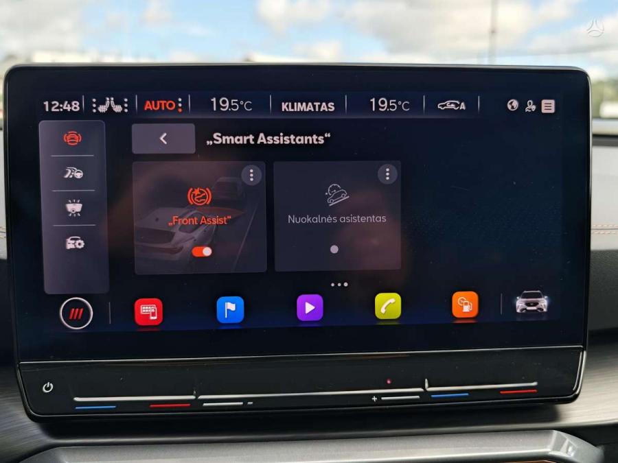 Black Cupra Formentor 2023 in Vilnius, with an engine capacity of 1.98 L and mileage of 76 thousand km for 27000 €, photo 23 on AUTOMOTO.COM.LV