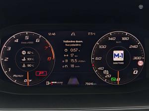 Black Cupra Formentor 2023 in Vilnius, with an engine capacity of 1.98 L and mileage of 76 thousand km for 27000 €, photo 35 on AUTOMOTO.COM.LV