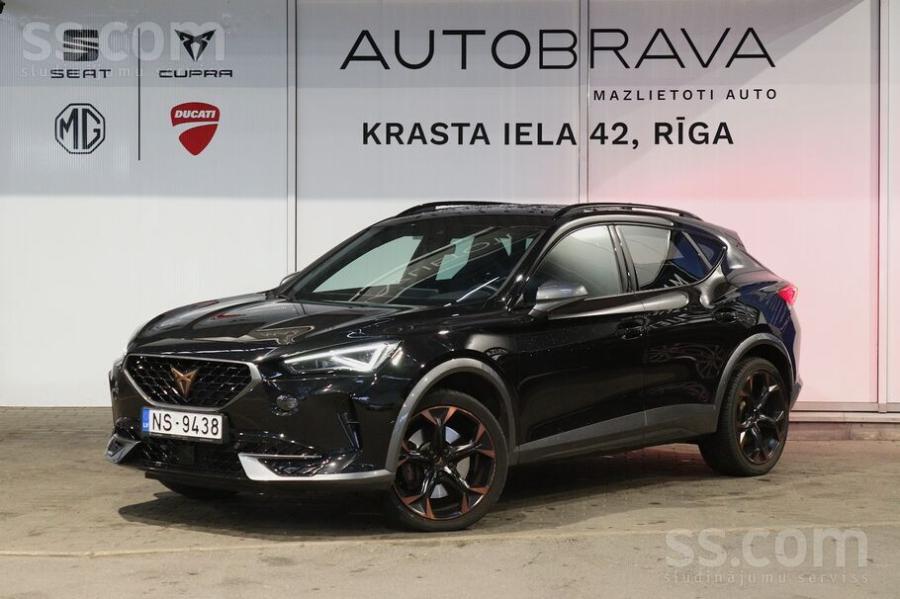 Melns Cupra Formentor 2023 Rīga, ar dzinēja tilpumu 2.00 L un nobraukumu 36 tūkst. km par 27990 €, foto 1 vietnē AUTOMOTO.COM.LV