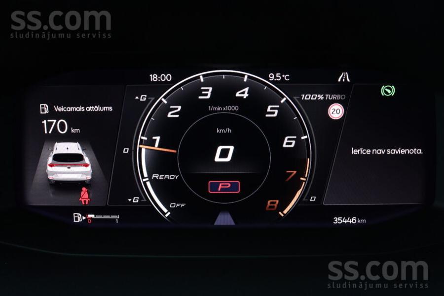 Melns Cupra Formentor 2023 Rīga, ar dzinēja tilpumu 2.00 L un nobraukumu 36 tūkst. km par 27990 €, foto 12 vietnē AUTOMOTO.COM.LV