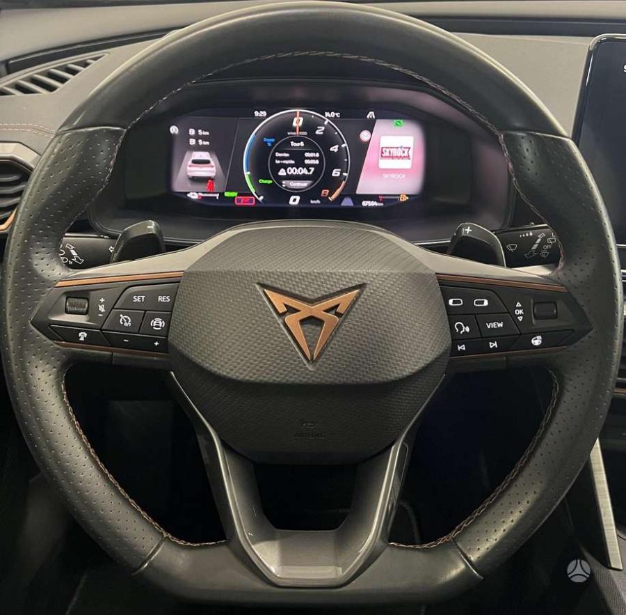 Черный Cupra Formentor 2023 в Каунас, объемом двигателя 1.40 л и пробегом 68 тыс. км за 22900 €, фото 10 на AUTOMOTO.COM.LV