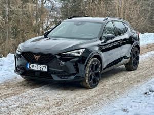 Black Cupra Formentor 2024 in Riga, with an engine capacity of 2.00 L and mileage of 45 thousand km for 30200 €, photo 3 on AUTOMOTO.COM.LV