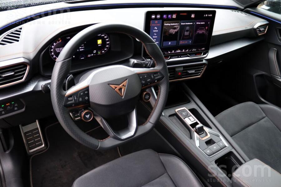 Melns Cupra Formentor 2024 Rīga, ar dzinēja tilpumu 1.50 L un nobraukumu 20 tūkst. km par 28990 €, foto 10 vietnē AUTOMOTO.COM.LV