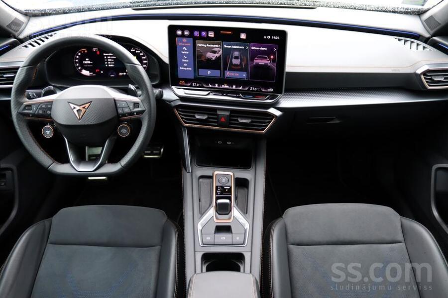 Melns Cupra Formentor 2024 Rīga, ar dzinēja tilpumu 1.50 L un nobraukumu 20 tūkst. km par 28990 €, foto 11 vietnē AUTOMOTO.COM.LV