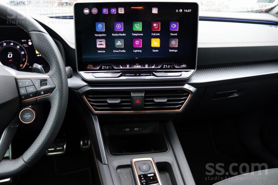 Melns Cupra Formentor 2024 Rīga, ar dzinēja tilpumu 1.50 L un nobraukumu 20 tūkst. km par 28990 €, foto 13 vietnē AUTOMOTO.COM.LV