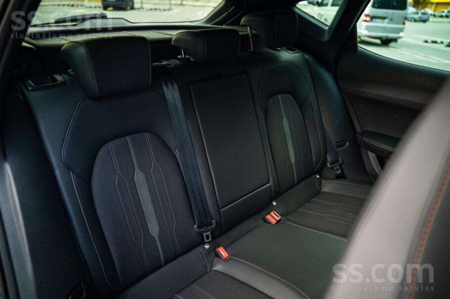 Black Cupra Formentor 2024 in Riga, with an engine capacity of 1.50 L and mileage of 40 thousand km for 25450 €, photo 11 on AUTOMOTO.COM.LV