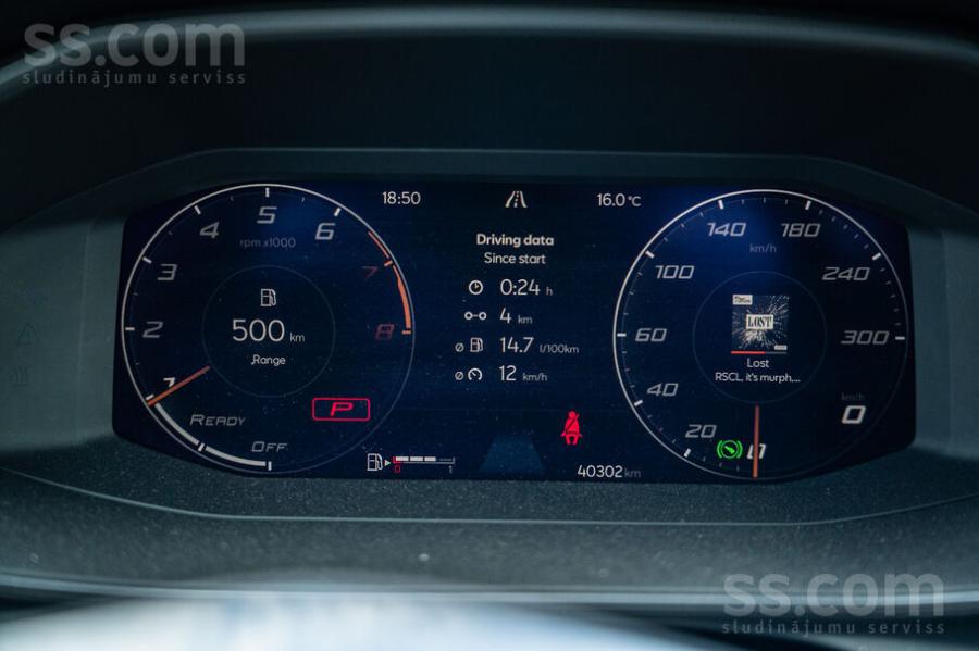 Black Cupra Formentor 2024 in Riga, with an engine capacity of 1.50 L and mileage of 40 thousand km for 25450 €, photo 14 on AUTOMOTO.COM.LV