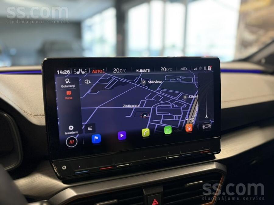Melns Cupra Formentor 2024 Rīga, ar dzinēja tilpumu 2.50 L un nobraukumu 29 tūkst. km par 39990 €, foto 20 vietnē AUTOMOTO.COM.LV