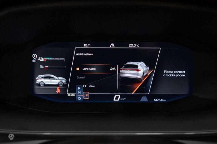Черный Cupra Formentor 2024 в Вильнюс, объемом двигателя 1.40 л и пробегом 61 тыс. км за 28950 €, фото 16 на AUTOMOTO.COM.LV