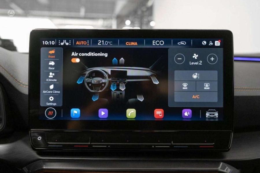 Черный Cupra Formentor 2024 в Вильнюс, объемом двигателя 1.40 л и пробегом 61 тыс. км за 28950 €, фото 21 на AUTOMOTO.COM.LV