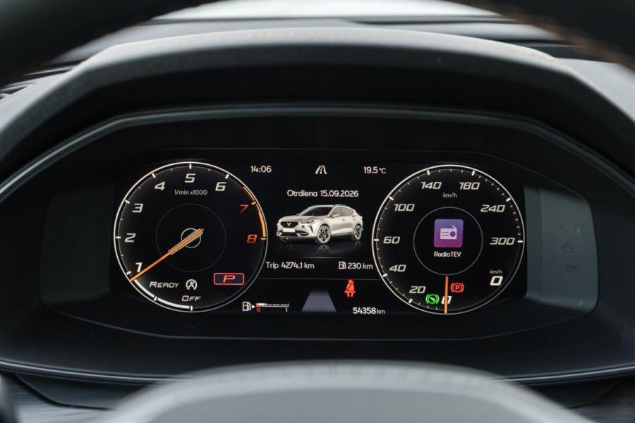 Melns Cupra Formentor 2024 Rīga, ar dzinēja tilpumu 2.00 L un nobraukumu 54 tūkst. km par 26950 €, foto 19 vietnē AUTOMOTO.COM.LV
