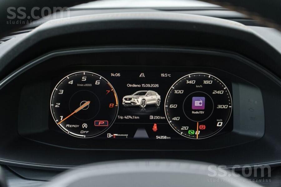 Melns Cupra Formentor 2024 Rīga, ar dzinēja tilpumu 2.00 L un nobraukumu 54 tūkst. km par 26950 €, foto 19 vietnē AUTOMOTO.COM.LV