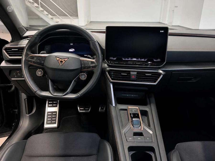 Черный Cupra Formentor 2025 в Вильнюс, объемом двигателя 1.50 л и пробегом 14 тыс. км за 29400 €, фото 7 на AUTOMOTO.COM.LV