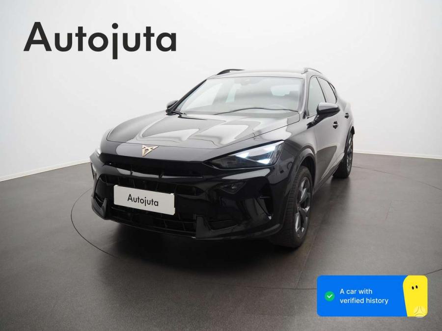 Черный Cupra Formentor 2025 в Вильнюс, объемом двигателя 1.50 л и пробегом 35 тыс. км за 27900 €, фото 1 на AUTOMOTO.COM.LV