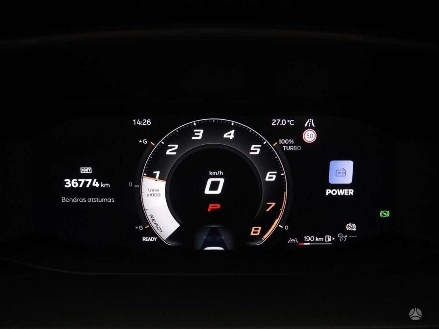 Черный Cupra Formentor 2025 в Вильнюс, объемом двигателя 1.50 л и пробегом 37 тыс. км за 27900 €, фото 26 на AUTOMOTO.COM.LV