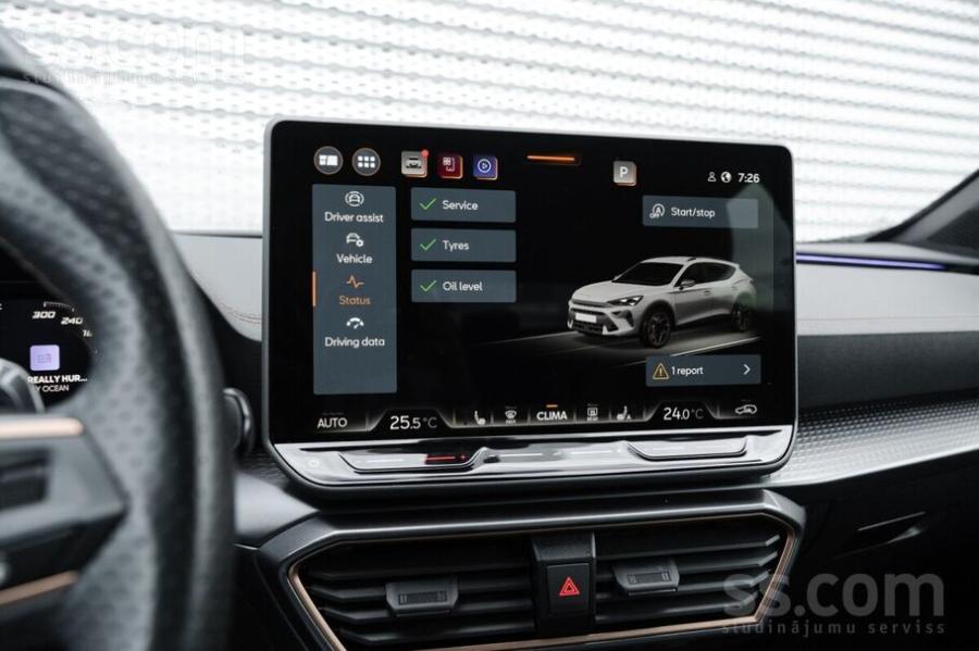 Черный Cupra Formentor 2025 в Рига, объемом двигателя 1.50 л и пробегом 67 тыс. км за 31850 €, фото 20 на AUTOMOTO.COM.LV