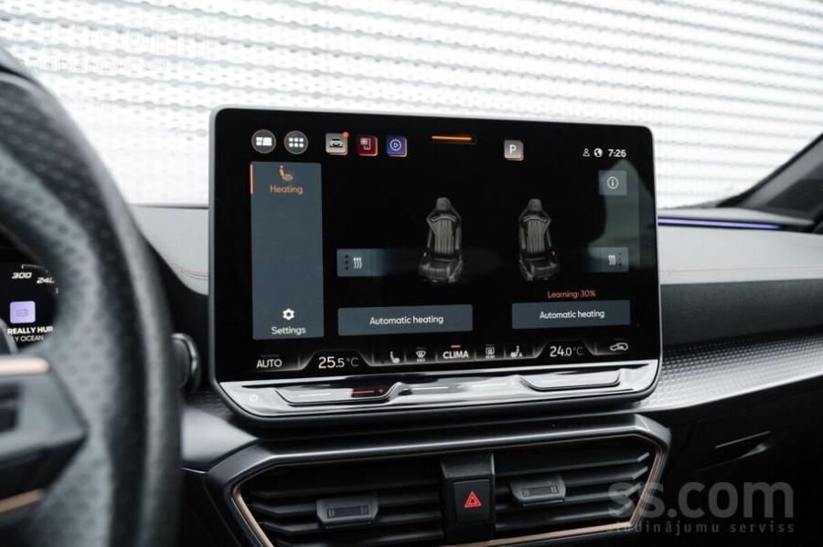 Черный Cupra Formentor 2025 в Рига, объемом двигателя 1.50 л и пробегом 67 тыс. км за 31850 €, фото 22 на AUTOMOTO.COM.LV