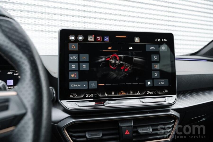 Черный Cupra Formentor 2025 в Рига, объемом двигателя 1.50 л и пробегом 67 тыс. км за 31850 €, фото 26 на AUTOMOTO.COM.LV