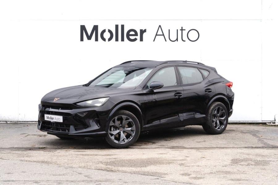 Black Cupra Formentor 2025 in Riga, with an engine capacity of 1.50 L and mileage of 51 thousand km for 29500 €, photo 1 on AUTOMOTO.COM.LV