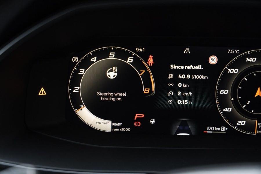 Black Cupra Formentor 2025 in Riga, with an engine capacity of 1.50 L and mileage of 51 thousand km for 29500 €, photo 12 on AUTOMOTO.COM.LV