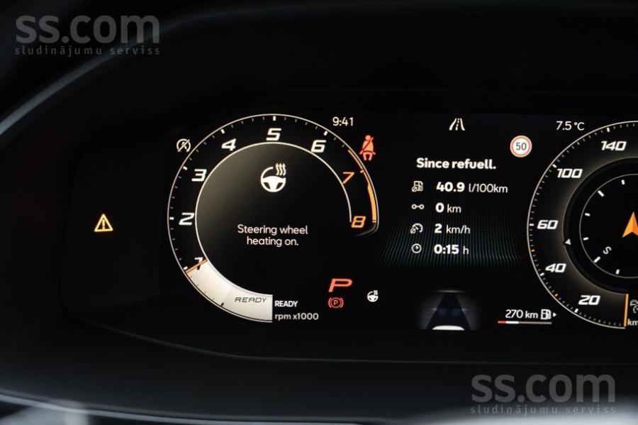 Melns Cupra Formentor 2025 Rīga, ar dzinēja tilpumu 1.50 L un nobraukumu 51 tūkst. km par 29500 €, foto 12 vietnē AUTOMOTO.COM.LV