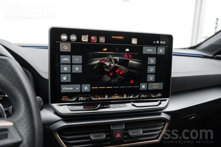 Melns Cupra Formentor 2025 Rīga, ar dzinēja tilpumu 1.50 L un nobraukumu 51 tūkst. km par 29500 €, foto 30 vietnē AUTOMOTO.COM.LV
