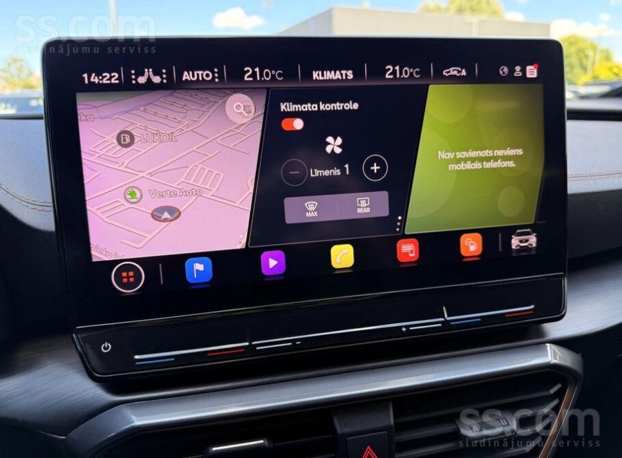 Melns Cupra Formentor 2021 Rīga, ar dzinēja tilpumu 2.00 L un nobraukumu 94 tūkst. km par 22590 €, foto 14 vietnē AUTOMOTO.COM.LV