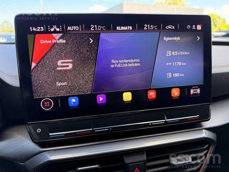 Melns Cupra Formentor 2021 Rīga, ar dzinēja tilpumu 2.00 L un nobraukumu 94 tūkst. km par 22590 €, foto 20 vietnē AUTOMOTO.COM.LV