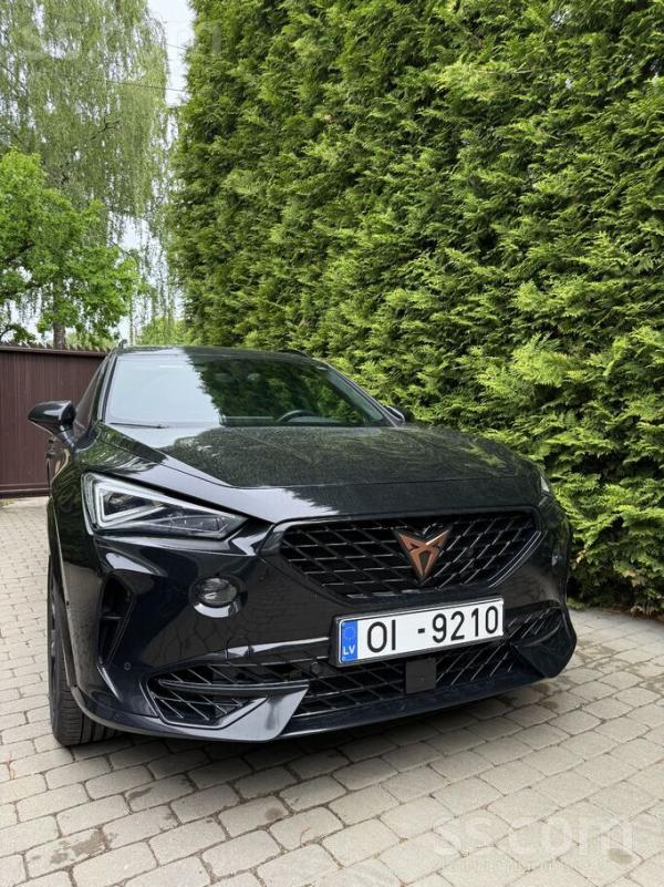 Black Cupra Formentor 2023 in Riga, with an engine capacity of 2.00 L and mileage of 67 thousand km for 26500 €, photo 1 on AUTOMOTO.COM.LV