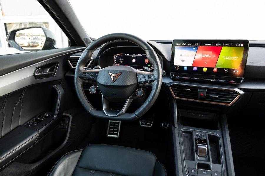Melns Cupra Formentor 2023 Rīga, ar dzinēja tilpumu 2.00 L un nobraukumu 65 tūkst. km par 28700 €, foto 12 vietnē AUTOMOTO.COM.LV