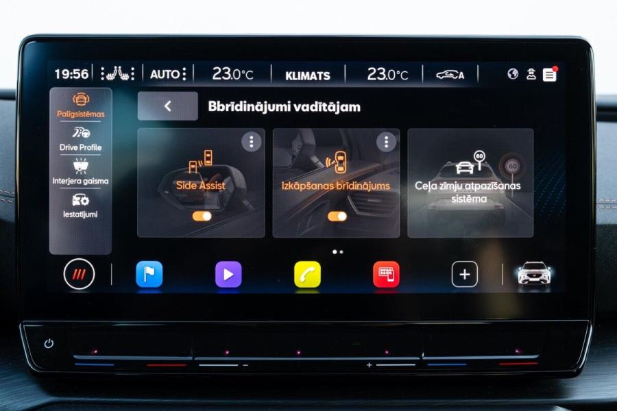 Melns Cupra Formentor 2023 Rīga, ar dzinēja tilpumu 2.00 L un nobraukumu 65 tūkst. km par 28700 €, foto 21 vietnē AUTOMOTO.COM.LV