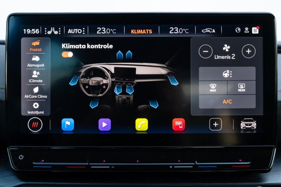 Melns Cupra Formentor 2023 Rīga, ar dzinēja tilpumu 2.00 L un nobraukumu 65 tūkst. km par 28700 €, foto 26 vietnē AUTOMOTO.COM.LV